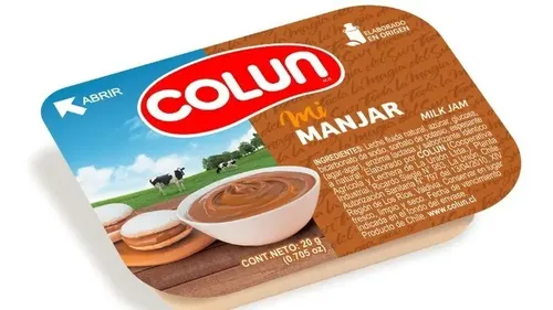 Manjar Colun Tradicional Mini Porcion Sachet 20 Gr | Cuotas sin interés