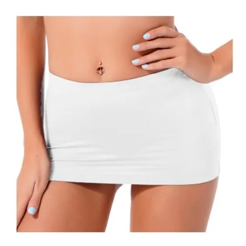 Micro Saia Mini Coladinha Suplex Justa Moda Influencers Sexy