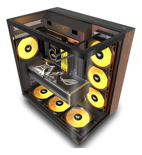 Carcasa De Pc Atx Con 6 Ventiladores Argb Y Vidrio Templado | Cuotas ...