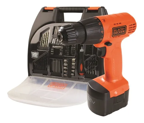 Furadeira E Parafusadeira 10mm Sem Fio Black Decker, Modelo Cd121k100, Ferramenta Profissional ...