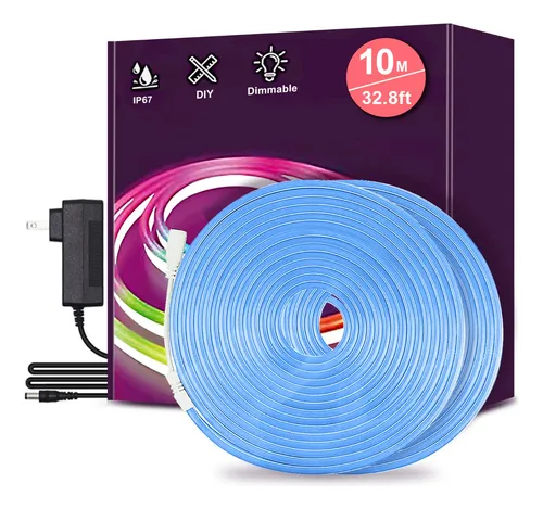Tira Led Neon Flex 12v Alto Brillo Ip65 Meses Sin Interés