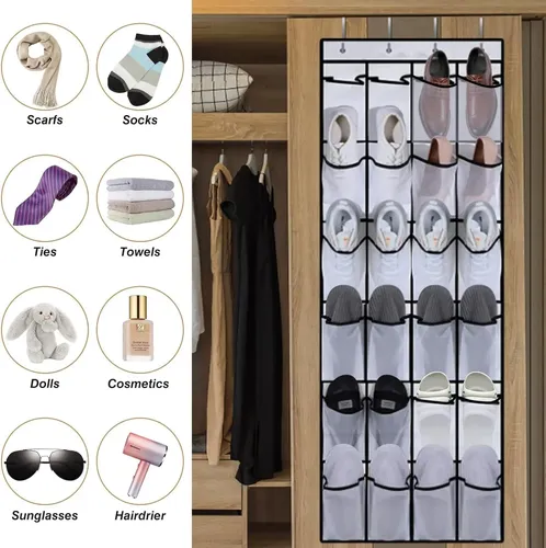 Organizador De Pared Para Colgar Zapatos Con Ganchos | MercadoLibre