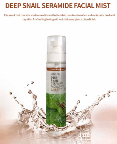 Mist Facial Coreana Hidratante Ceramida Baba De Caracol 1pz Meses