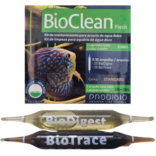 Prodibio Bioclean Fresh Água Doce 1 Biodigest + 1 Biotrace | Parcelamento sem juros