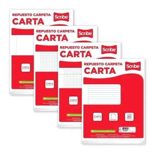 10 Packs De 100 Hojas De Repuesto Para Recopilador Scribe 10 Packs De 100 Hojas De Repuesto Para Recopilador Scribe