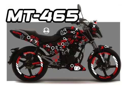 Kit Sticker Reflejantes Completo Ft 250 Ts Fantasma Meses Sin Interés