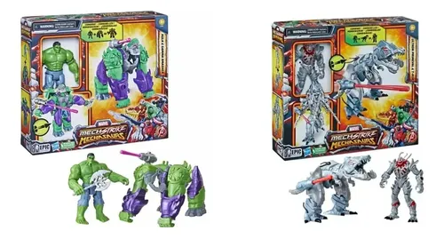 Marvel Mech Strike Ultron Y Hulk Mechasaurs | Envío gratis
