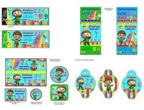 Kit Imprimible Fiesta De Charlie Y Los Numeros En Venta En Cañete Lima Por Sólo S 1500