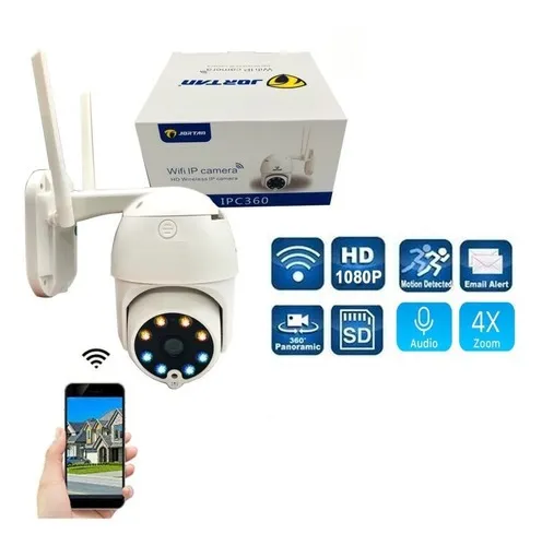 Cámara De Seguridad Domo Exterior 360 Ip 2mp Wifi Ptz Jortan | MercadoLibre Cámara De Seguridad Domo Exterior 360 Ip 2mp Wifi Ptz Jortan | MercadoLibre
