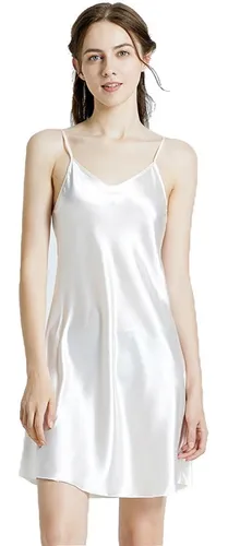 Camisón De Seda De Hielo De Seda Para Mujer Pijama Sexy Mercadolibre