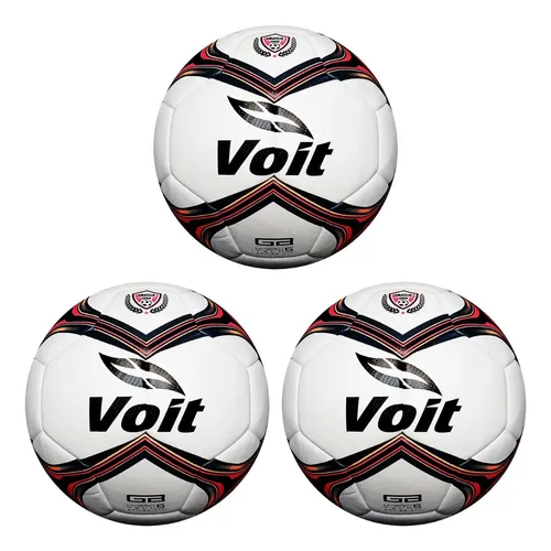 Balones Amateur Voit 3 Pzas Mayoreo Futbol Hibrido Original | Envío gratis