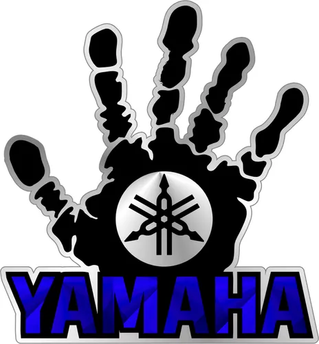 Calcomania Sticker Hand Yamaha Mano Efx Moto Auto