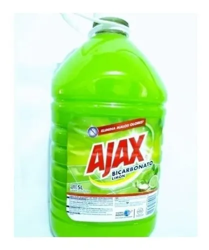 5 Litros Ajax Limon Y Bicarbonato Limpiador Multiusos | MercadoLibre 5 Litros Ajax Limon Y Bicarbonato Limpiador Multiusos | MercadoLibre