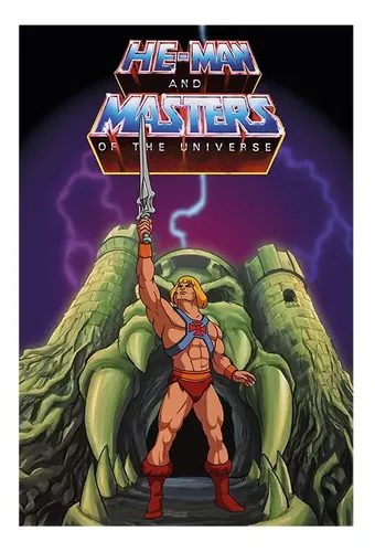 He-man Y Los Amos Del Universo Poster En Realidad Aumentada. | Envío gratis