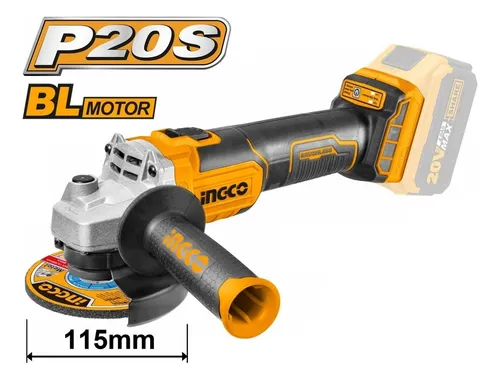 Amoladora A Batería 20v Brushless Ingco Sin Batería Y Car. Color ... Amoladora A Batería 20v Brushless Ingco Sin Batería Y Car. Color ...