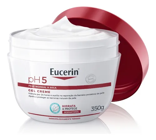 EUCERIN Gel Crema Hidratante Corporal pH5 350ml, Textura Ultraligera ...