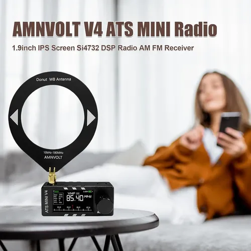 Mini Radio Portátil Radio Amnvolt V4 Ats Receptor Fm/ | Parcelamento ...