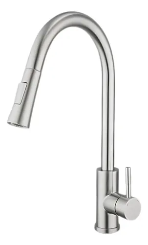 Torneira Cozinha Gourmet Monocomando Extensível Curva Alta