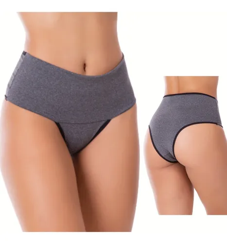 Calcinha Cintura Alta Cos Modeladora Conforto Power Fitness Mercadolivre