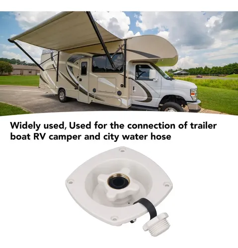 Reboque Camper Boat Rv Inlet Water Wall Mount Branco | Parcelamento sem ...