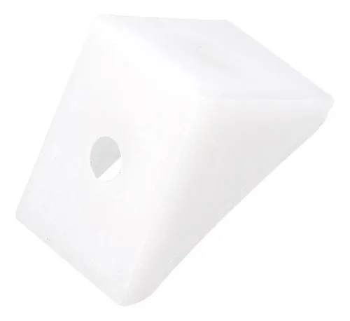 Soporte De Esquina 20x20x15mm Soporte Plástico Blanco 50uds | Meses sin ...