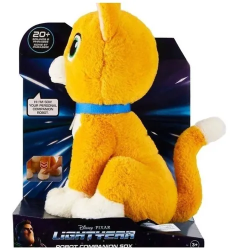 Peluche Sox Gato Con Sonidos Buzz Lightyear Mision Pal Meses Sin