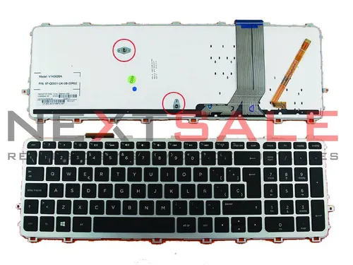 Teclado Español Hp Envy 15 J 17 J M6 N Iluminado Zona Norte