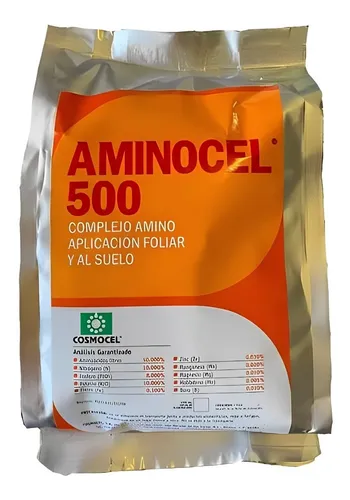 1kg Nutriente Foliar Aminocel 500 Alto Contenido Aminoacidos Envío Gratis