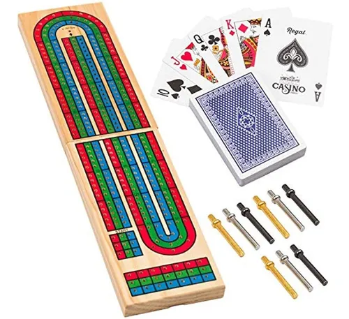 Regal Games Juego De Mesa Cribbage De Madera Con Clavijas De | MercadoLibre Regal Games Juego De Mesa Cribbage De Madera Con Clavijas De | MercadoLibre