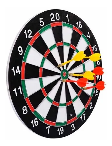 Jogo De Dardos Profissional 43cm Kit Alvo Com 6 Dardos Parcelamento