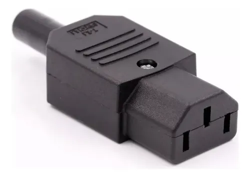 Kit 10 Plug Ac Tripolar C13 10a Fêmea | Parcelamento sem juros