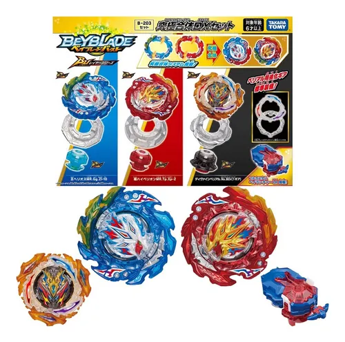 Beyblade Burst B 203 Ultimate Fusion Dx Set Takara Tomy B203