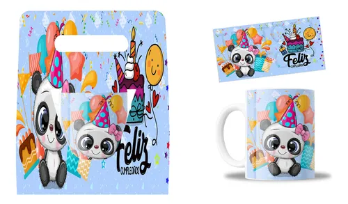 Kit Taza Y Caja, Feliz Cumpleaños, Pandita, 11oz, Cumple | MercadoLibre Kit Taza Y Caja, Feliz Cumpleaños, Pandita, 11oz, Cumple | MercadoLibre