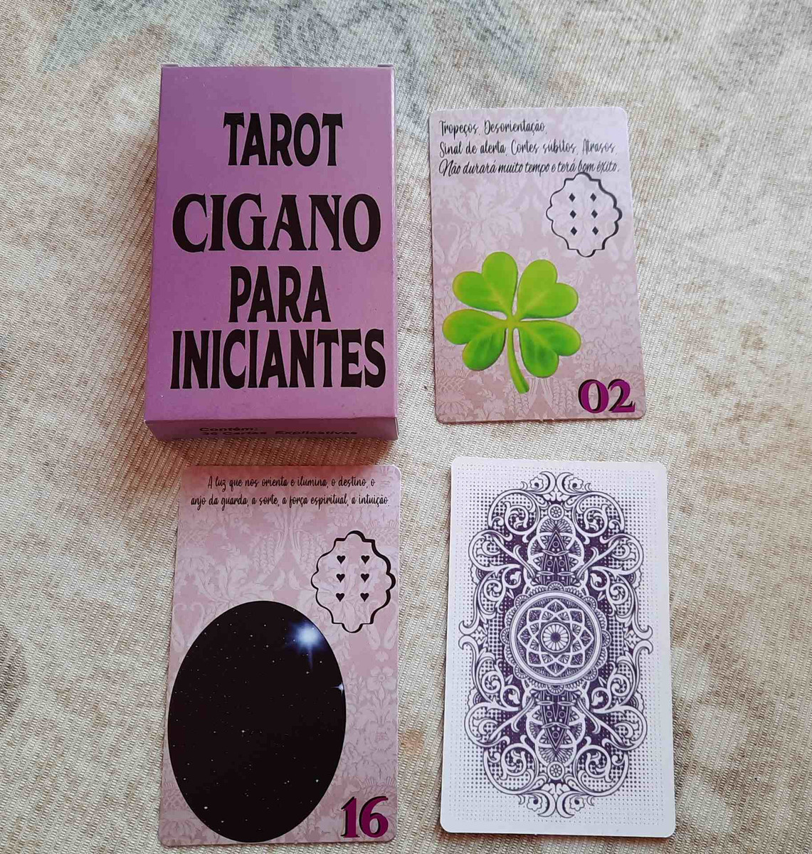 Baralho Tarot Cigano Para Iniciante 7 X 1 7 X 11 3 Cm Lilás Mercado Livre