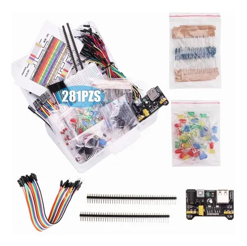 Kit Componentes Electronicos 400 Agujeros Para Arduino Meses Sin Interés