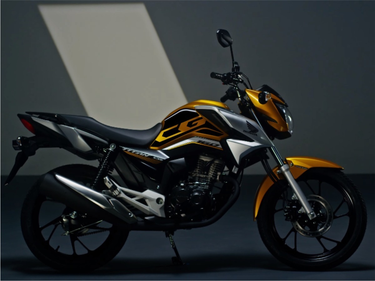 Adesivo Cg Titan 160 2022 Tanque Lat. + Gravata Moto Amarelo | Sticker Win Adesivo Cg Titan 160 2022 Tanque Lat. + Gravata Moto Amarelo | Sticker Win