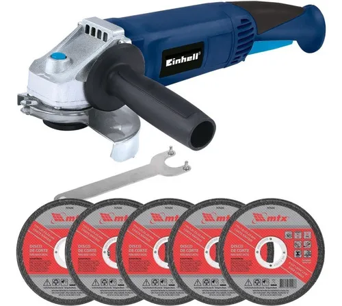 Esmeril angular Einhell BT-AG 1000/1 1010 W 220 V + accesorio ... Esmeril angular Einhell BT-AG 1000/1 1010 W 220 V + accesorio ...