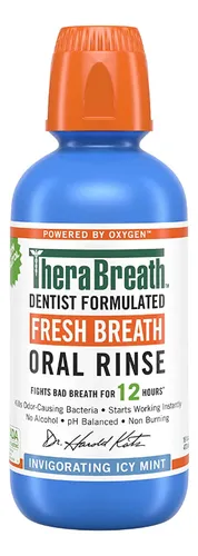 Therabreath Enjuague Bucal Fresh Breath 24 Hrs Menta 473ml Therabreath Enjuague Bucal Fresh Breath 24 Hrs Menta 473ml