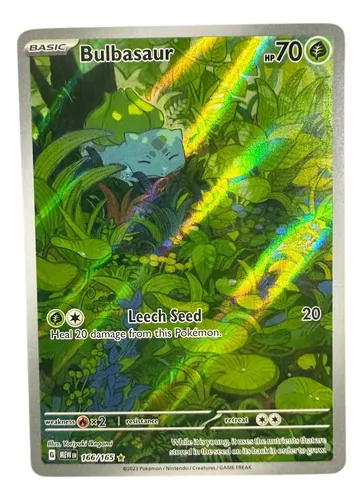 Bulbasaur 166/165 - Pokemon 151 - Pokemon Tcg | Meses sin interés