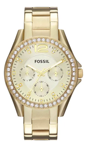 Reloj Fossil Riley Es3203 Quartz Para Mujer De Acero Inoxida | Meses ...
