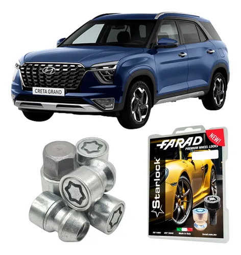 H1e Wheel Locks Hyundai Creta Grand 2026 Starlock | Meses sin interés
