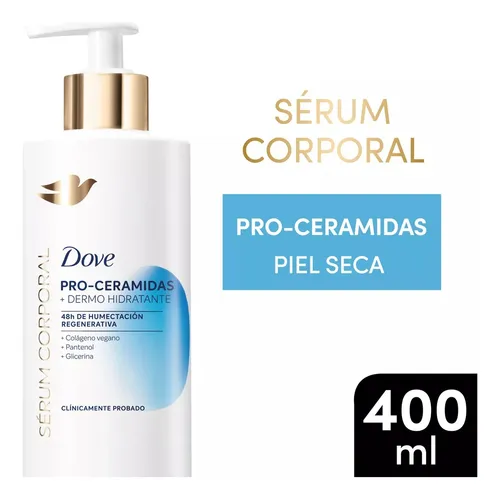 Dove Sérum Corporal Pro-Ceramidas Dermo Hidratante, Recupera Suavidad e ...