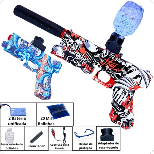 Brinquedo Arma Grafite Bolinhas De Gel Elétrica Automática | Frete grátis