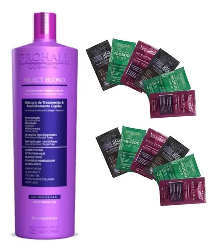 Tratamento Capilar Progressiva Sem Formol Prohall Select Blond ... Tratamento Capilar Progressiva Sem Formol Prohall Select Blond ...