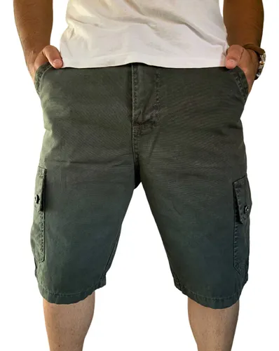 Bermuda Masculino Com Bolsos Short Cargo Roupas Masculinas Mercadolivre