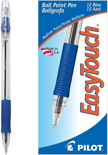 Bolígrafo Lapicera Pilot Easytouch Media Tinta Azul, Paquete | Cuotas ...