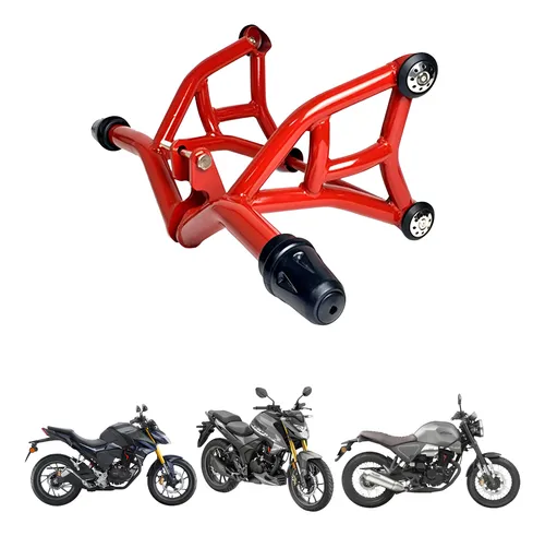 Slider Para Moto Honda Cb190r 190ss Defensa Crash Negro/rojo | Meses sin interés