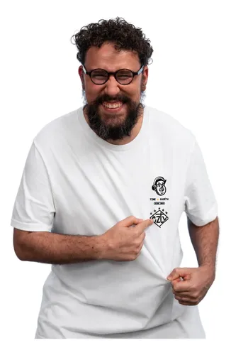 Camisa Branca Traje Cazétv | Parcelamento sem juros
