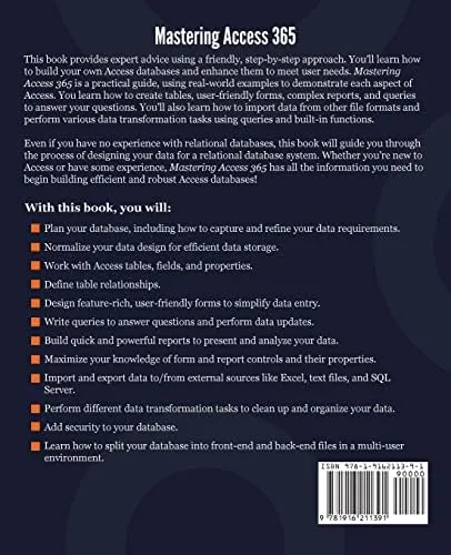 Libro: Mastering Access 365: An Easy Guide To Building Effic | Meses ... Libro: Mastering Access 365: An Easy Guide To Building Effic | Meses ...