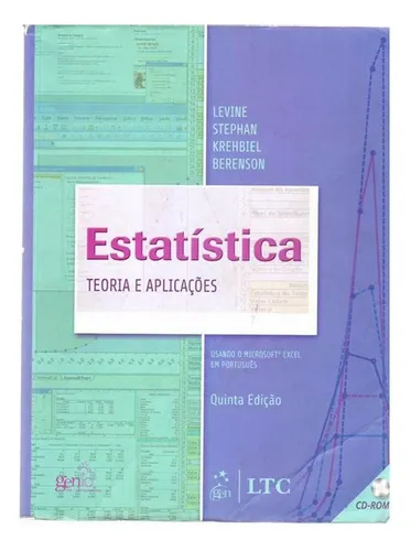 Livro Estatística Teoria E Aplicações Usando O Microsoft Excel Em ... Livro Estatística Teoria E Aplicações Usando O Microsoft Excel Em ...